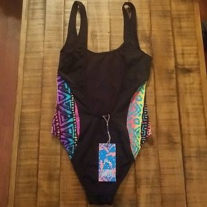 Rusty | Swim | Nwt Rusty Low Back Neon One Piece Small | Poshmark